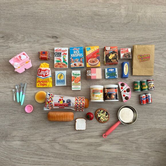 tyco | Toys | Vintage 996 Tyco Kitchen Littles Detailed Mini Foods ...